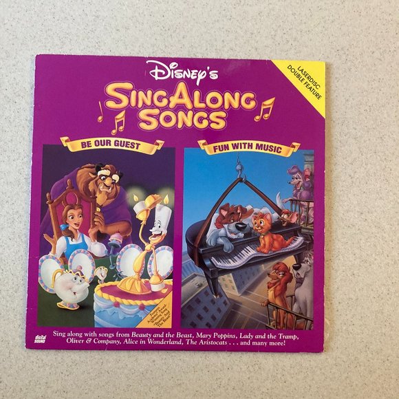 Disney | Media | Disney Singalong Double Feature Laserdisc Movie | Poshmark
